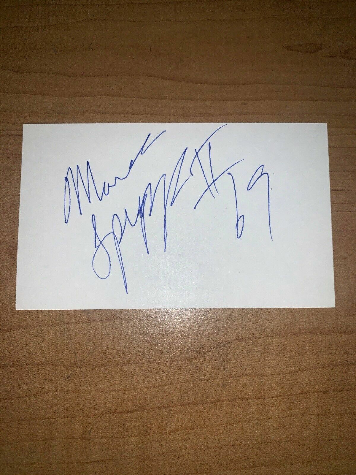 MARCUS SPRIGGS - BILLS FOOTBALL - AUTHENTIC AUTOGRAPH SIGNED INDEX ...