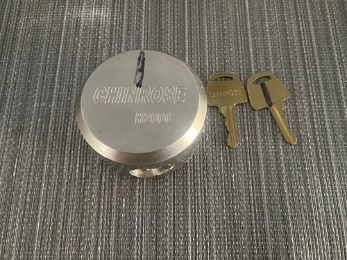 Chinrose Shackless (Hockey Puck) Hidden Shackle Lock • 6 Pin Brass ...