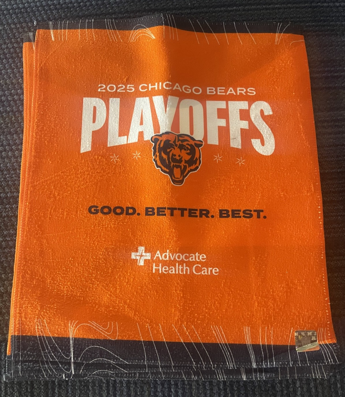 Chicago Bears Rally Towel 2026 Wildcard Playoffs vs. Packers 1/10/26 ...