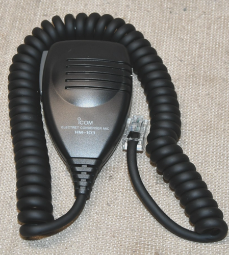 Icom HM-103 Mobile Microphone With Modular Connector For 706 & Others ...