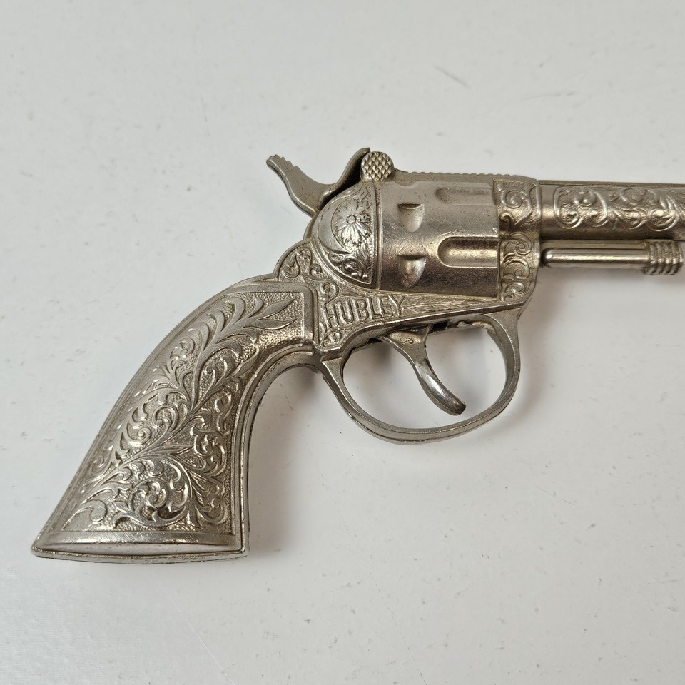 1960 Vintage Hubley "Chief" 7 Inch Cap Gun Embossed Diecast | eBay