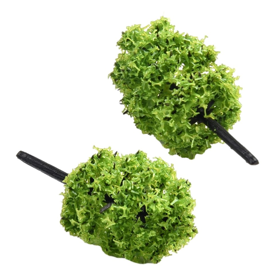 40 Pcs HO OO Scale Model Trees Train Railroad Layout Diorama Wargame ...