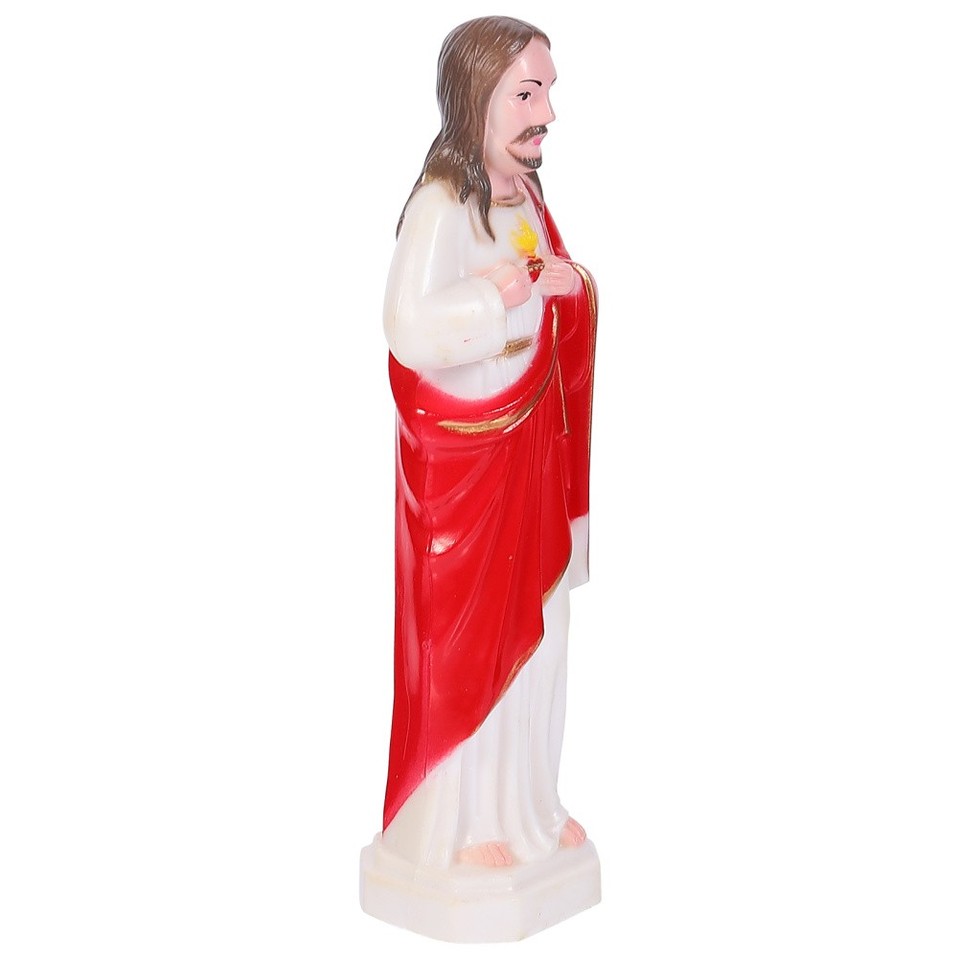 1Pc Creative Catholicism Adornment Jesus Statue Ornament Religious ...