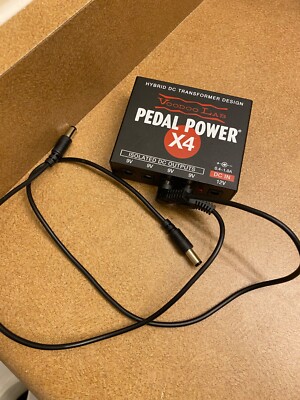 Voodoo Lab Pedal Power X4 NA 4-output Isolated Guitar Pedal Power ...