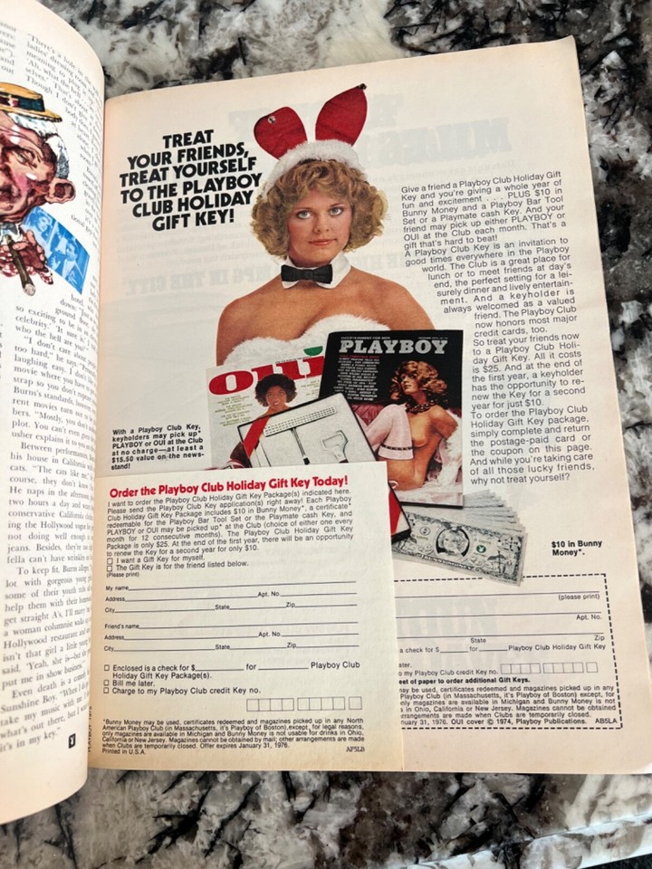 Playboy Magazine December 1975 Centerfold Intact Solid Condition | eBay