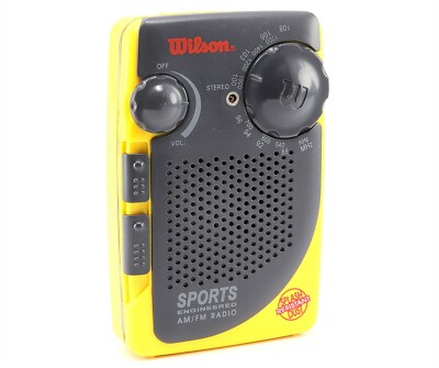 Wilson WSPR 28 Sports Engineered AM/FM Stereo Portable Radio | eBay