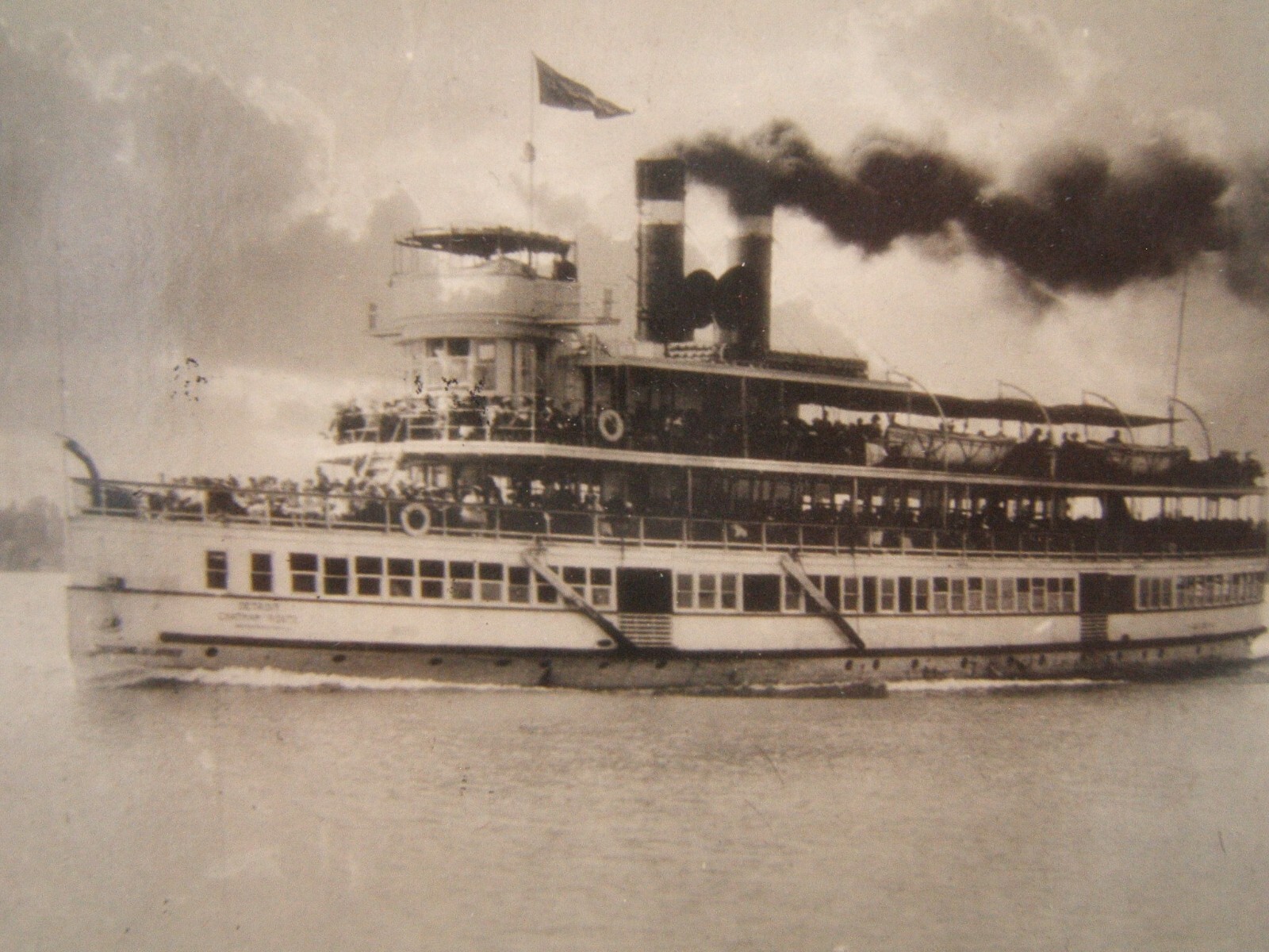 POSTCARD STEAM SHIP THOUSAND ISLANDER 1926 | eBay