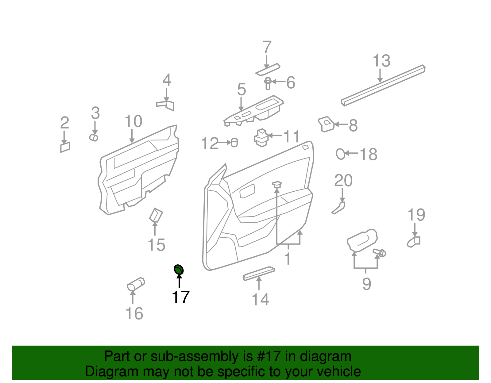 Genuine GM Trunk Lid Switch Bezel 15853222 | eBay