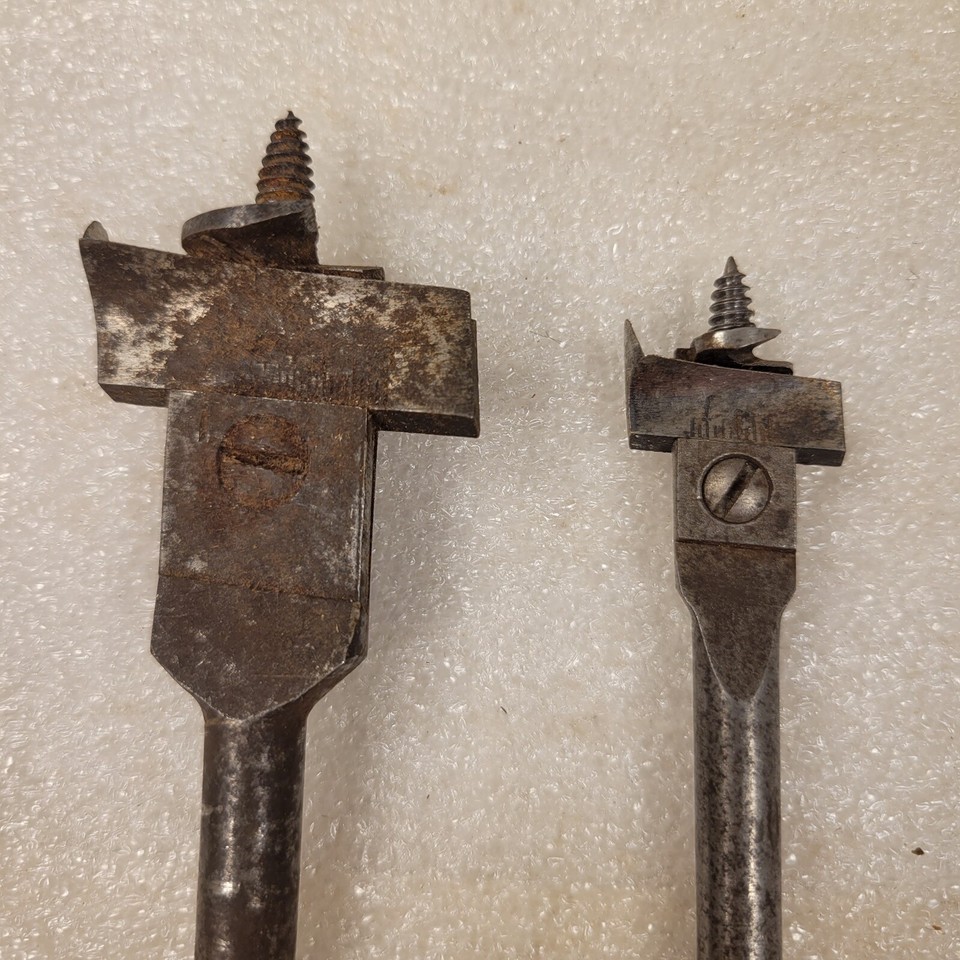 Two ~ Vintage Expansive Adjustable Auger Bits For Bit Brace | eBay