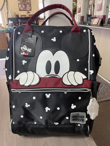 Disney Mickey Mouse Large Backpack All Over Print, Mickey Backpack | eBay