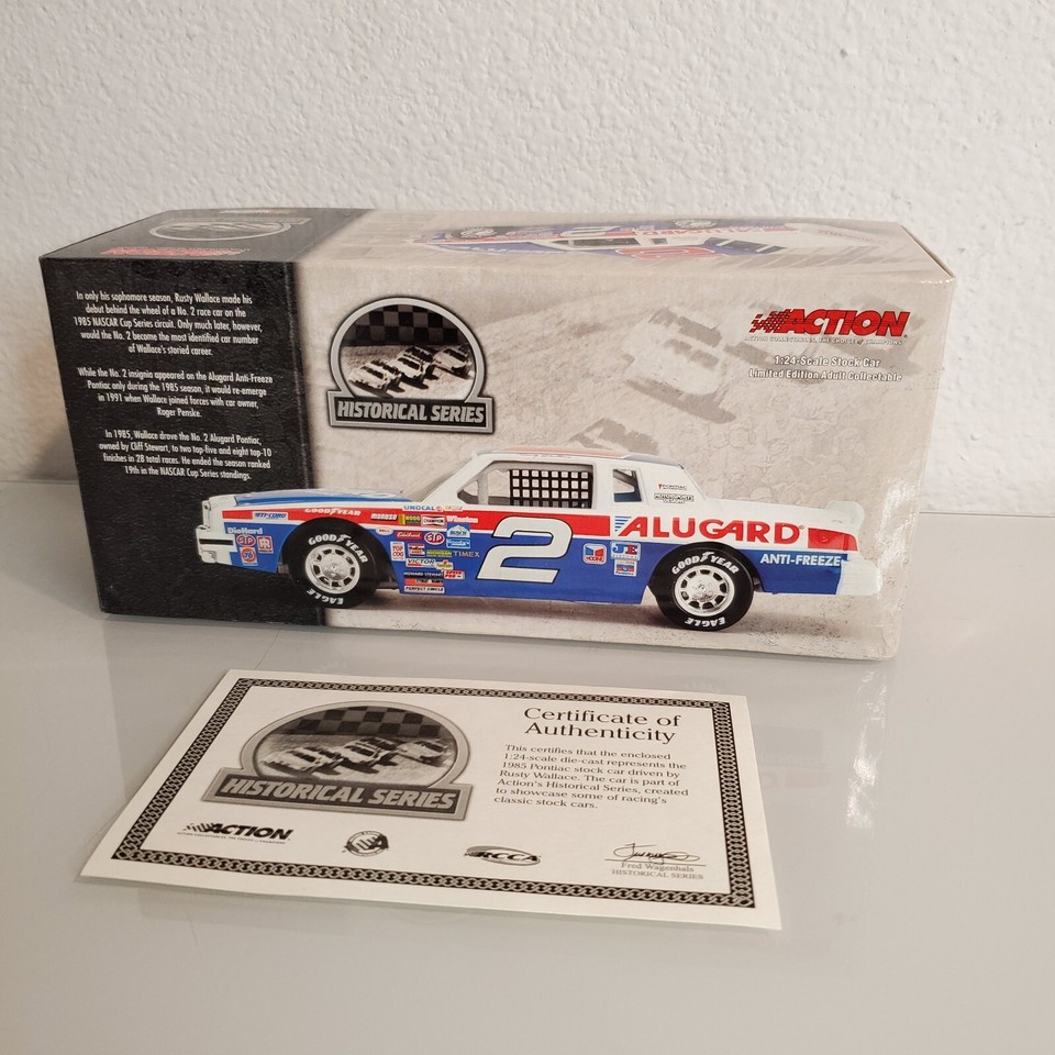 1985 Rusty Wallace #2 Alugard Anti-Freeze 1:24 Action Historical Series ...
