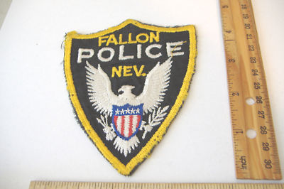 ~FALLON POLICE~NEVADA~FABRIC PATCH~ | eBay
