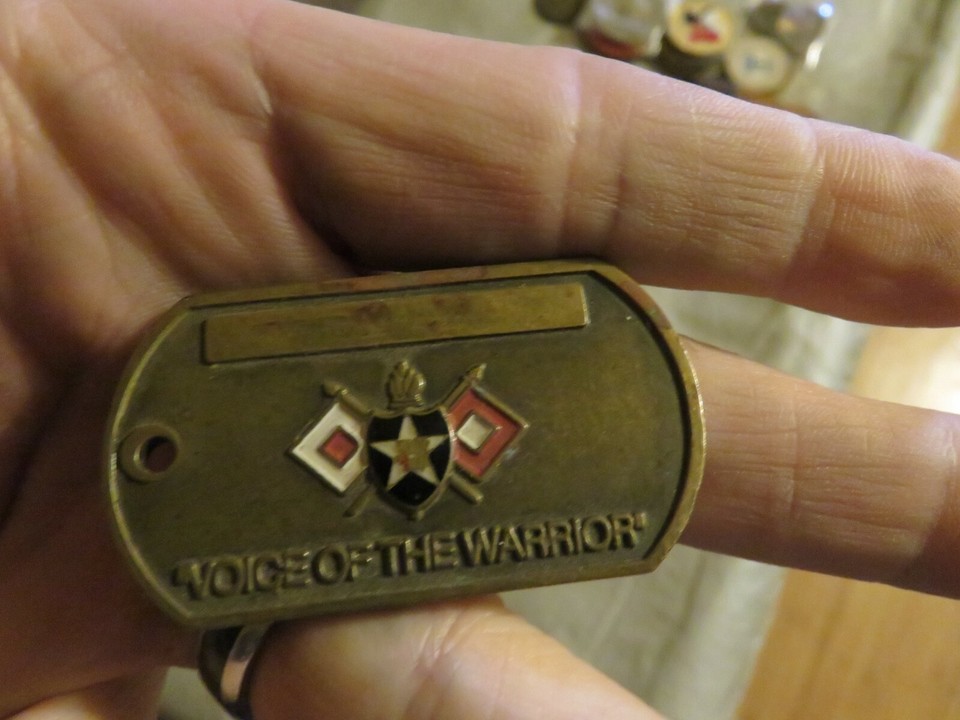 Vintage 122d Signal Battalion CSM William R. Connor Challenge Coin | eBay