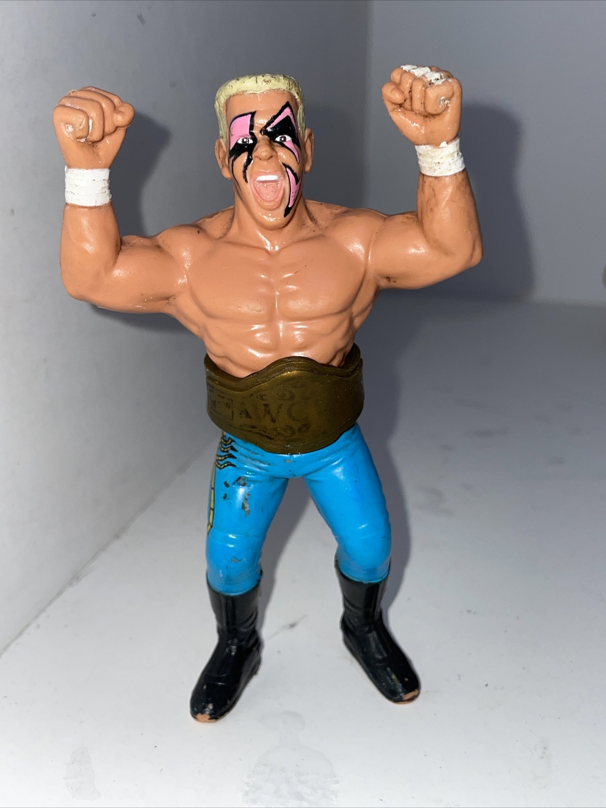 6 Vintage Wrestling Figures 2 Remco AWA Wrestler, 1 Galoob, 3 Titan ...