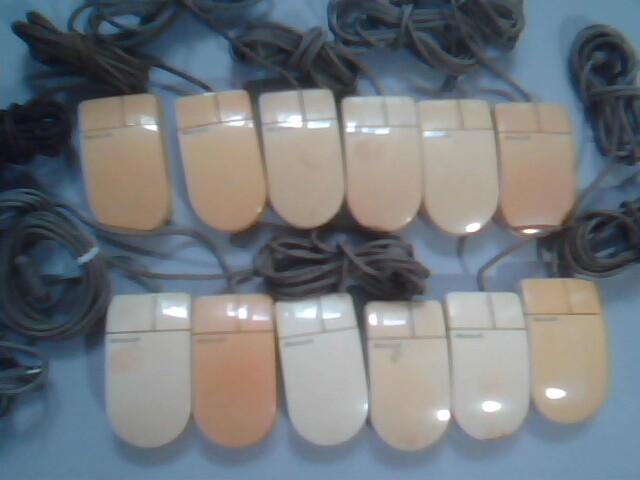 LOT of 12 Vintage Microsoft InPort Mouse C3K7PN9937 2-button Bus mini ...