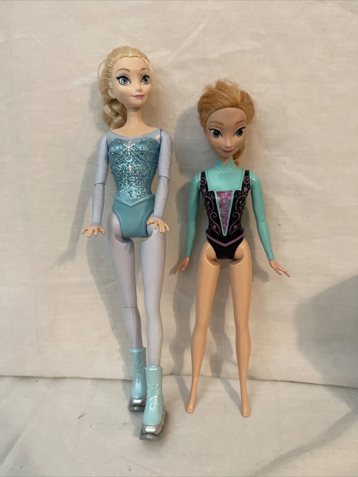 Disney Frozen Barbie Dolls Set Of 2 Elsa and Anna And Flute | eBay