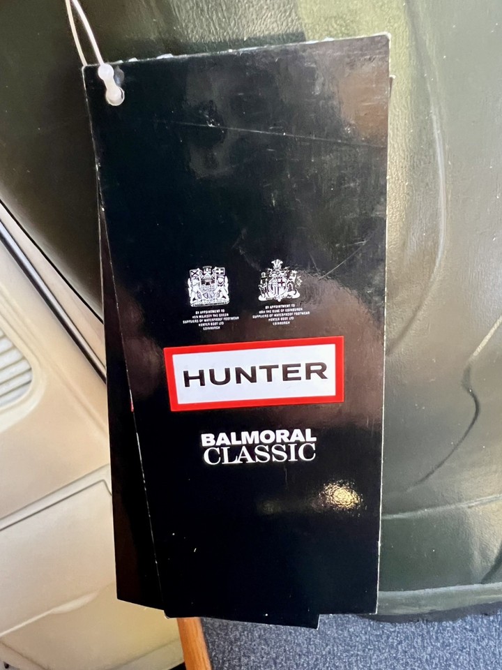 Hunter Balmoral Side Adjustable Size 9 Wellington Boots New With Box ...