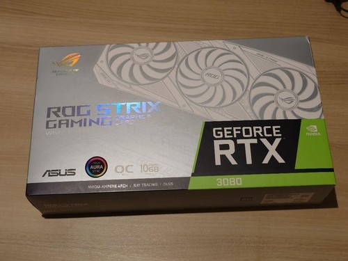 ASUS ROG Strix GeForce RTX 3080 10GB White Edition Used Graphics Card ...