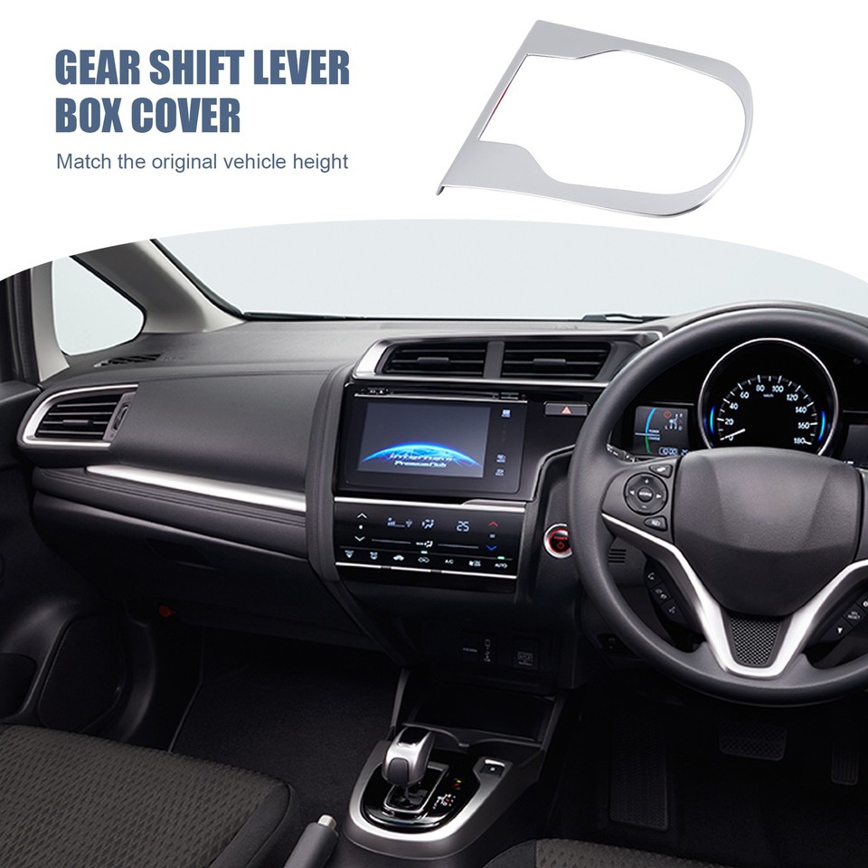 ABS Chrome Car Central Console Gear Lever Box Panel Cover Trim ...
