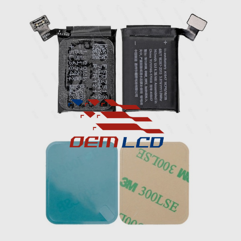 Apple Watch Series 3 38mm 42mm Replacement Battery W/Adhesive A1847 ...