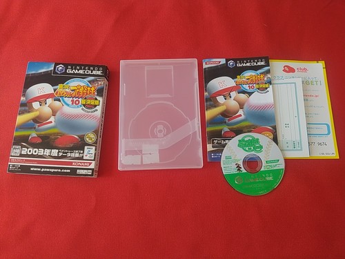 JIKKYOU POWERFUL PRO YAKYUU 10 NINTENDO GAMECUBE COMPLET PAL NTSC-JAP ...