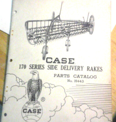 Case 170 Series Side Delivery Rakes Parts Catalog N0. H443 | eBay