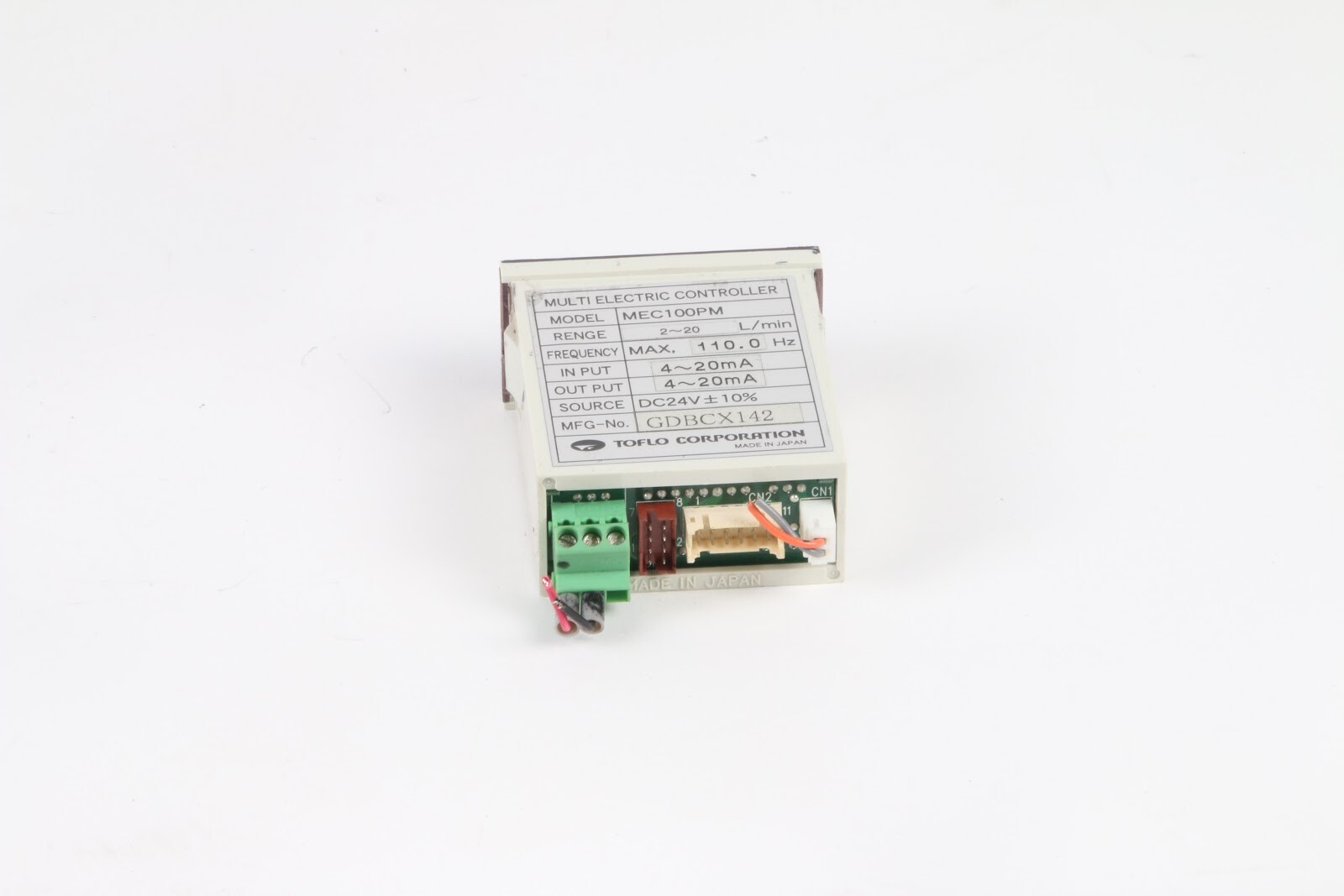 Lot of 2 TOFLO MEC100PM Multi Electric Flow Controller | eBay