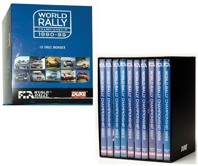 WRC 1990-1999 FIA WORLD RALLY CHAMPIONSHIP 1990s 90's - x10 NEW DVD ...