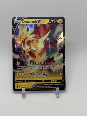Pokémon TCG Dracozolt V Evolving Skies 058/203 Holo Ultra Rare | eBay