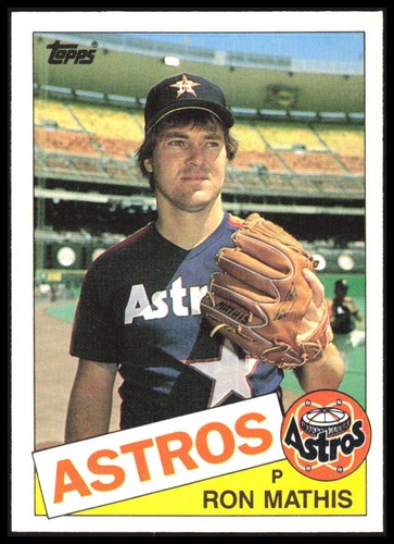 1985 Topps Traded Ron Mathis #79T Houston Astros 5K | eBay