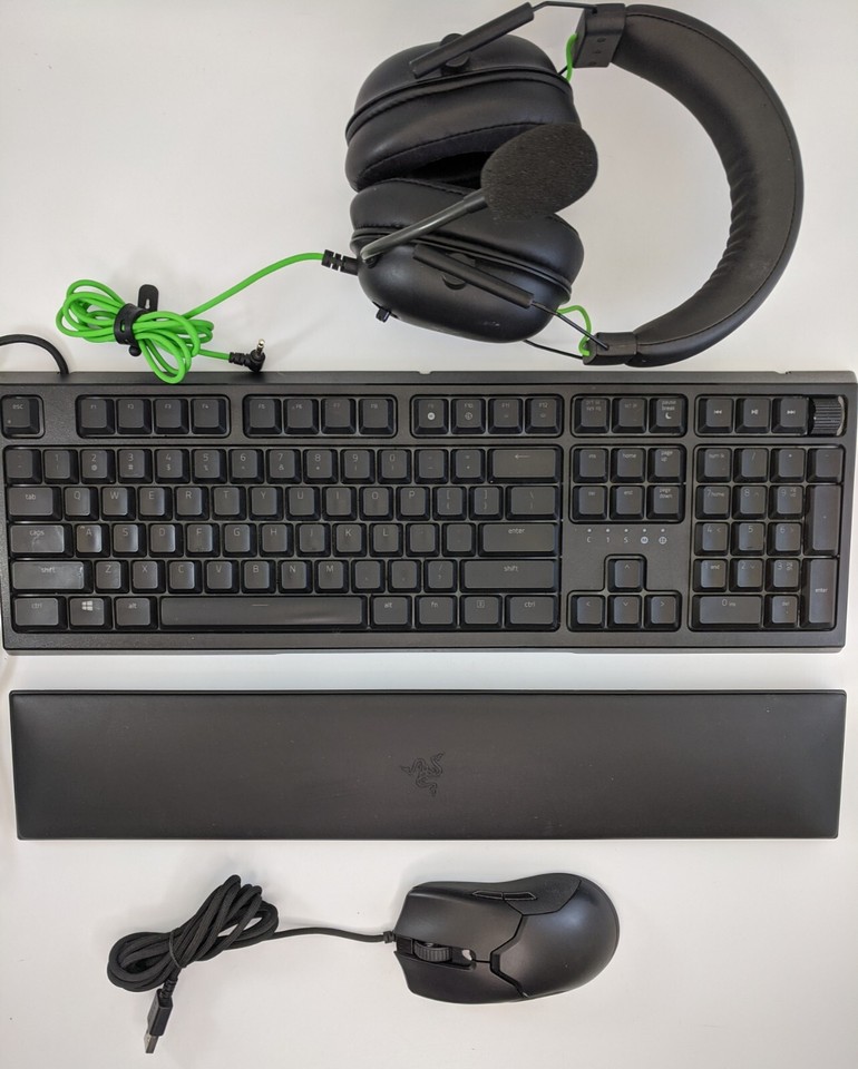 Razer All-Star Gaming Bundle Keyboard + Mouse + Pad + Headset+ Mat ...