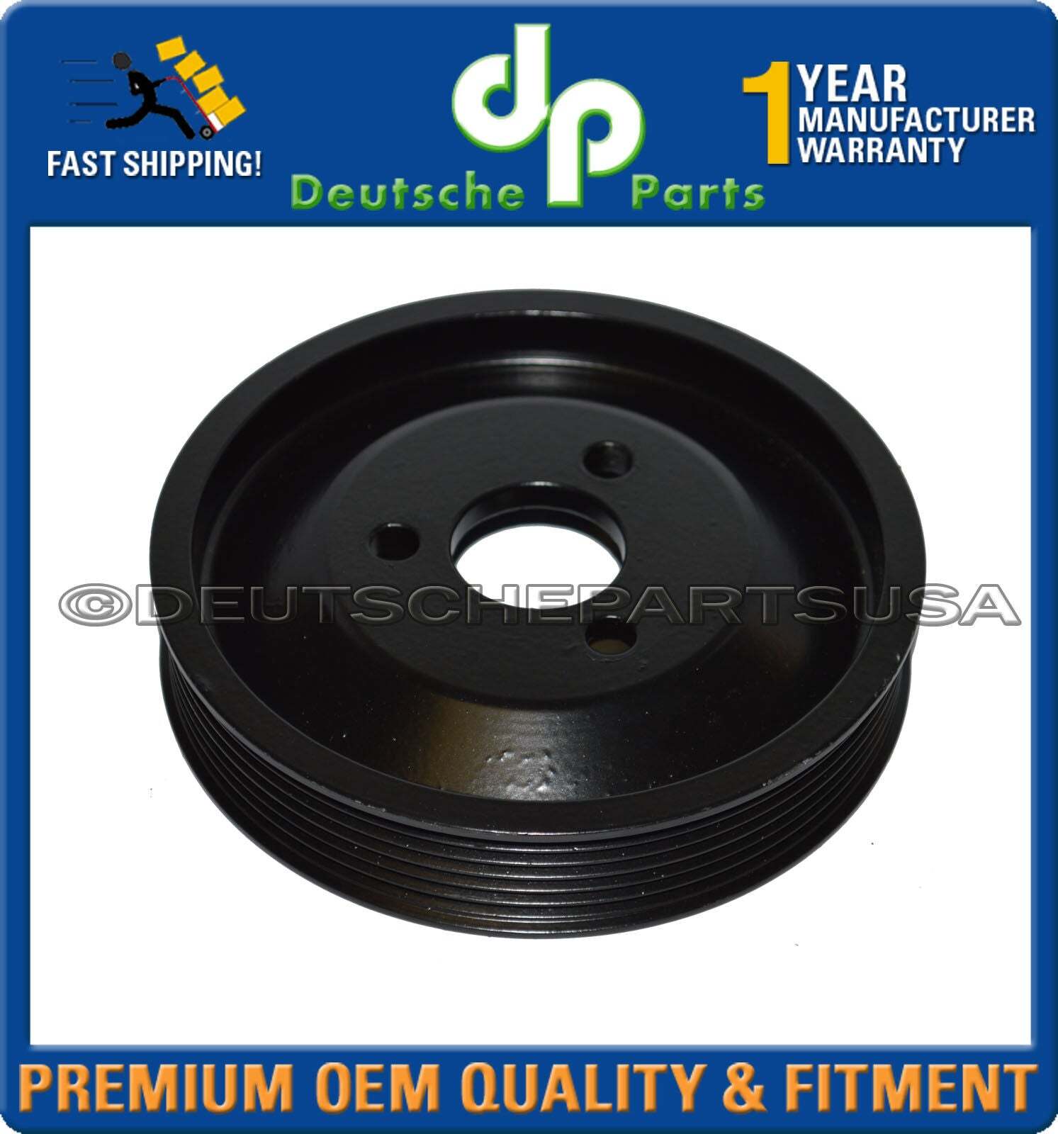 Power Steering Pump Pulley fr BMW X1 X3 Z4 E87 E46 1.6-2.0L 32427500335 ...