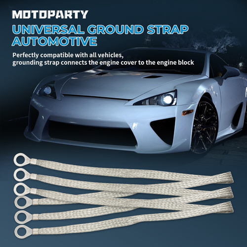 3PCS Universal Car Truck RV Engine Braided Ground Straps 24" x 1/2" 1/2 ...
