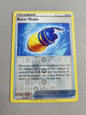 Boost Shake | Reverse Holo | NM | SWSH Evolving Skies 142/203 | Pokemon ...