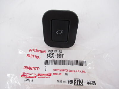 Genuine OEM Toyota 84930-08011 Liftgate Lock Switch 2010-15 Venza 2011 ...