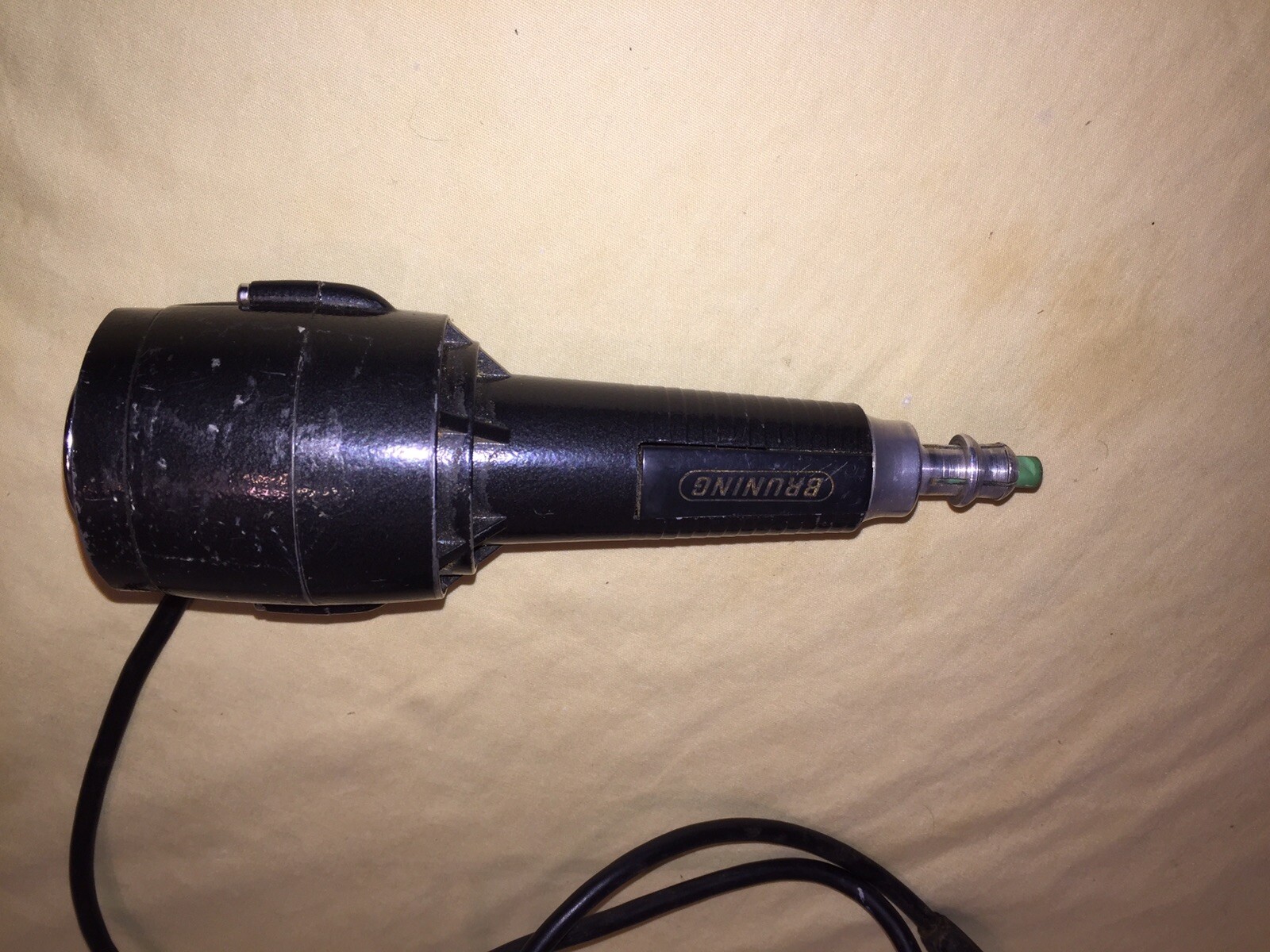 Vintage AM Bruning Electric Drafting Eraser Cat No. 3831 USA MADE Metal ...