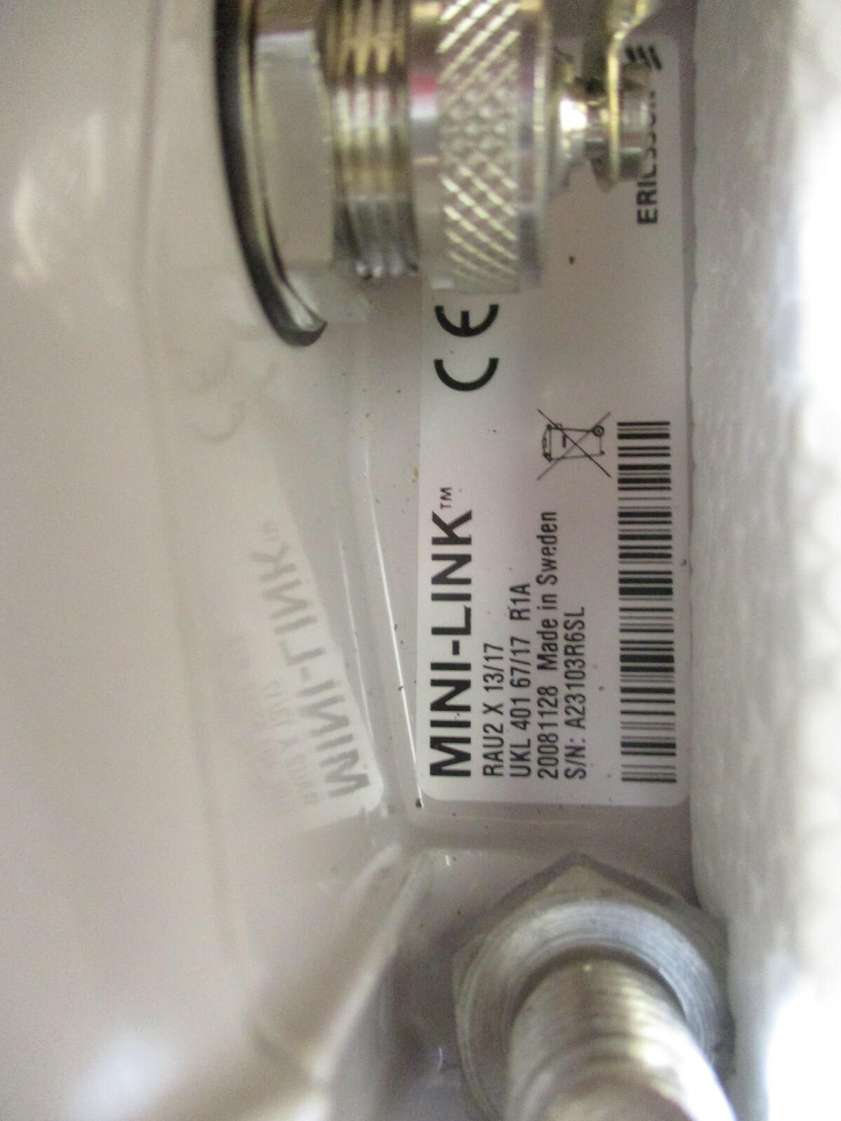 Ericsson NTM203158/17 RADIO UNIT / RAU2 X 13/17 KIT SXK111514/3 ...