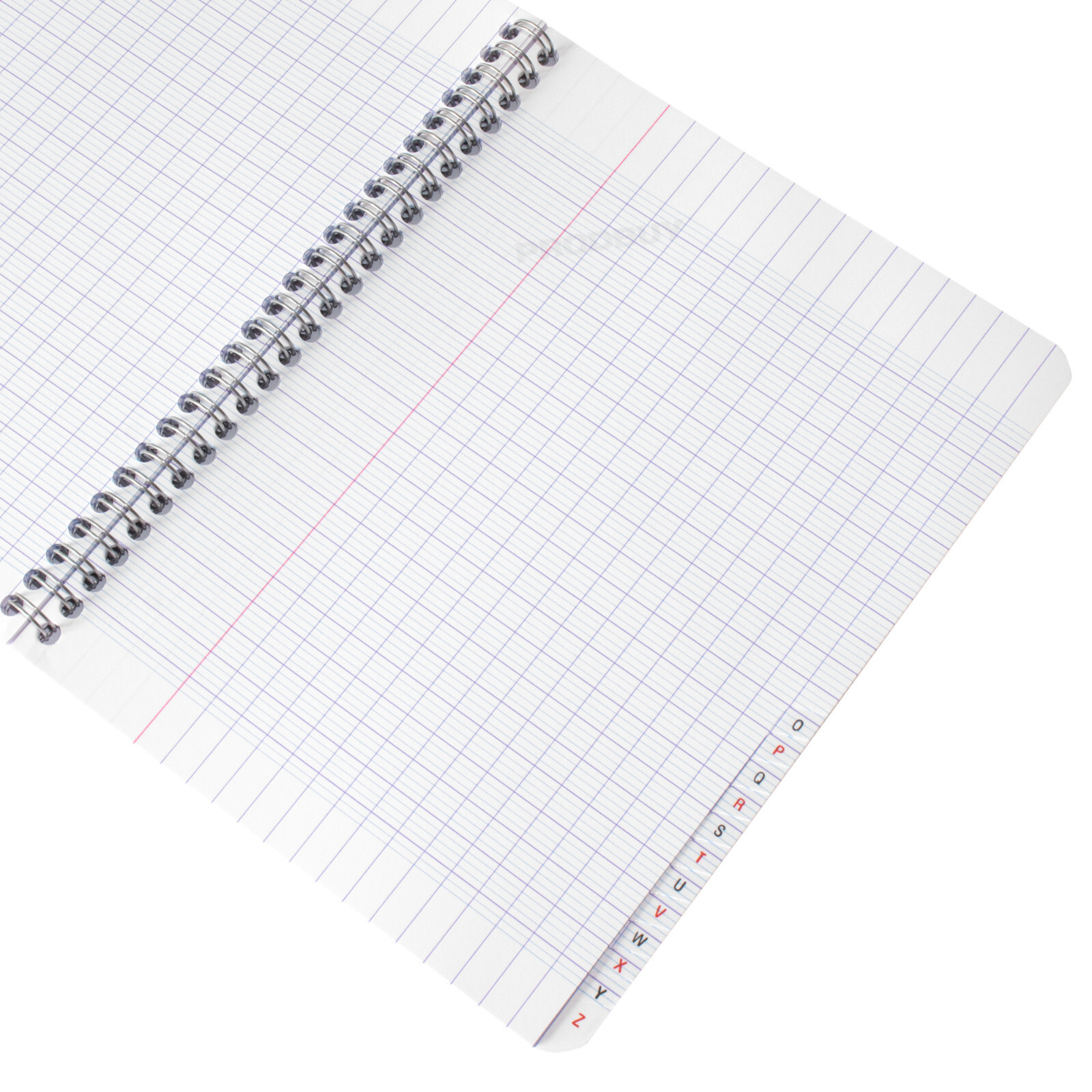 Spiral A5+ A-Z Tab Seyes Grid 100 Page Index Book Paper Notebook ...