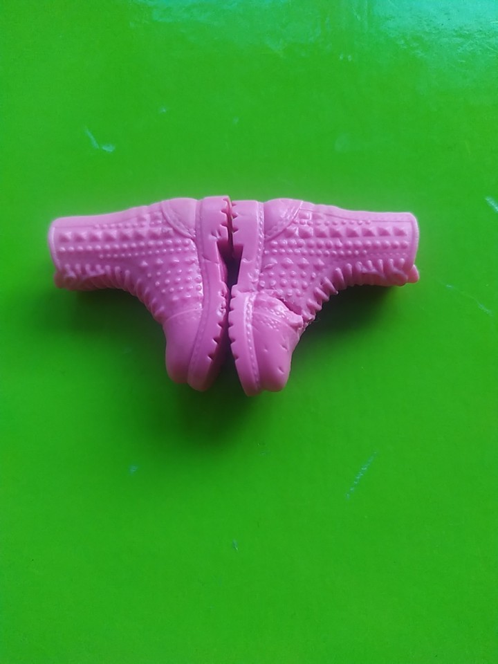 Barbie Pink Doll Combat Boots | eBay UK