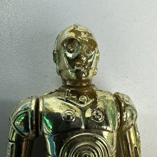 1977 Vintage Kenner Star Wars C-3PO Action Figure Gold Droid Hong Kong ...
