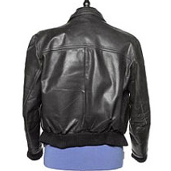 The Beatles George Harrison Black Bomber Leather Jacket | eBay