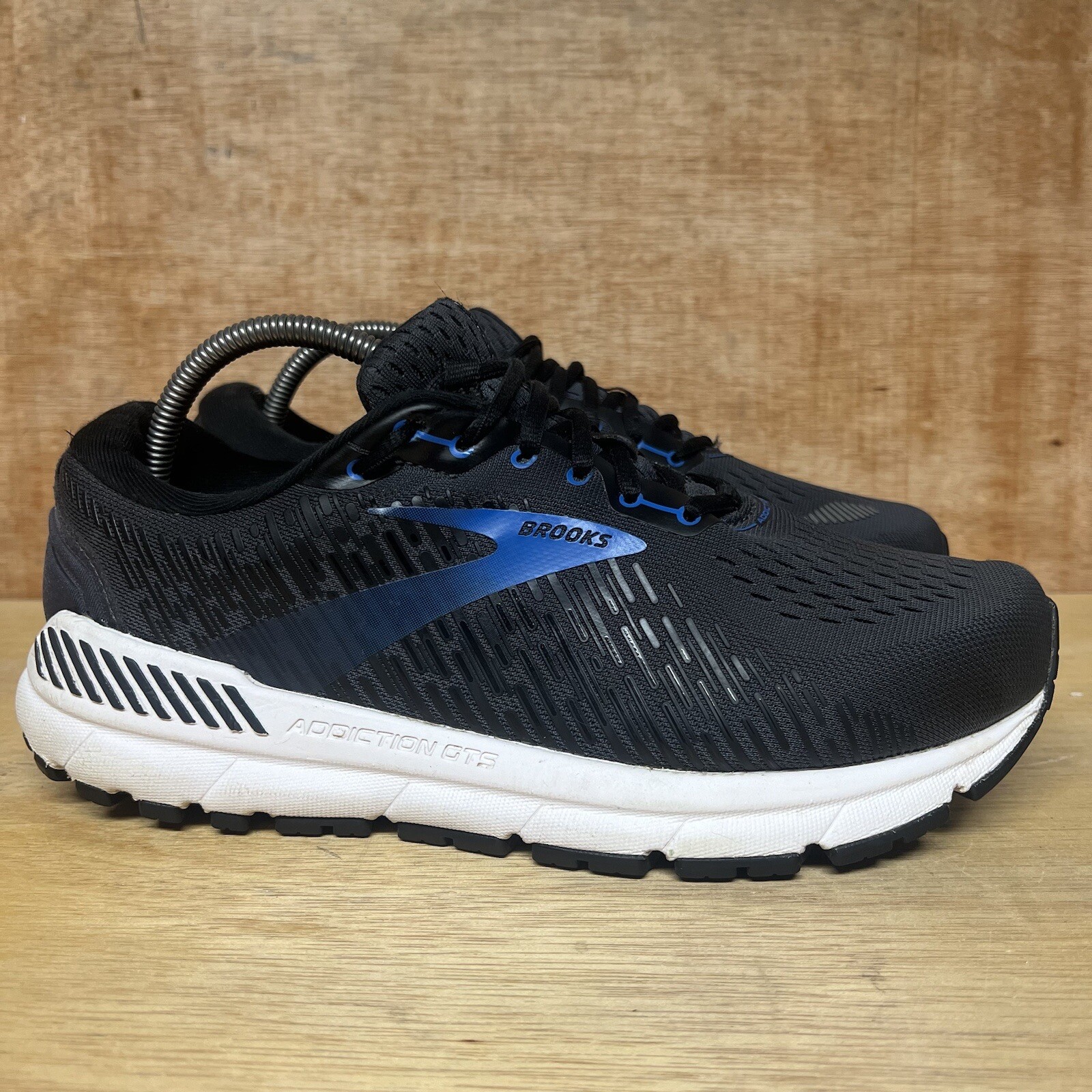 Brooks Addiction GTS 15 Black India Ink Blue Shoes 1103654E077 Men Size ...