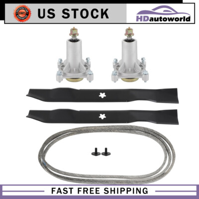 Spindle Blade Belt Rebuild Kit 42" Deck fits Husqvarna YTH2042 YTA18542 ...