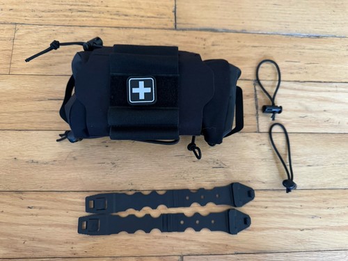 HSG Reflex STYLE IFAK Med Pouch Kit w/ Roll Carrier Malice Clips Black ...