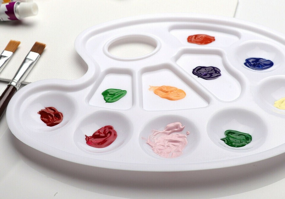 Deluxe 51 Piece ARTIST STARTER KIT Painting Set Acrylic Oil Brushes ...