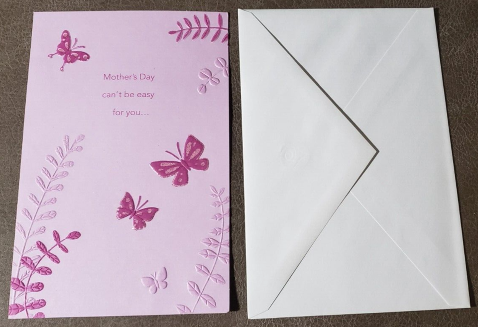 Mother's Day Greeting Card & Envelope "Mother's Day Can't Be Easy for ...