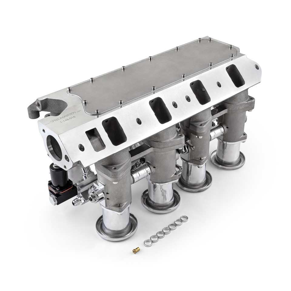 Ford SB 289 302 Windsor Downdraft EFI Stack Intake Manifold System ...