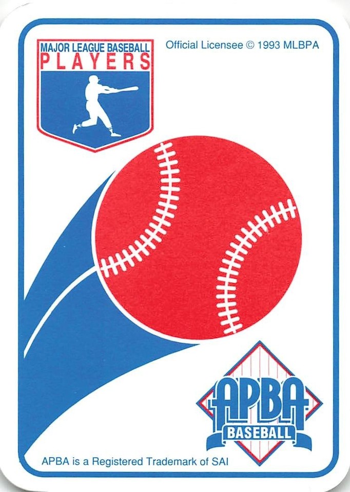 Tim Wallach 1996 APBA Baseball Game Card - Los Angeles Dodgers | eBay