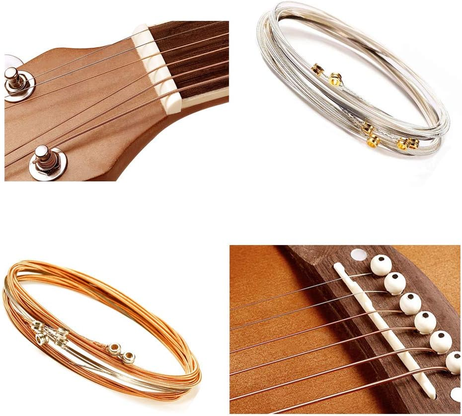 5Pcs Acoustic Guitar High E Strings Well Balanced Light Tension ...