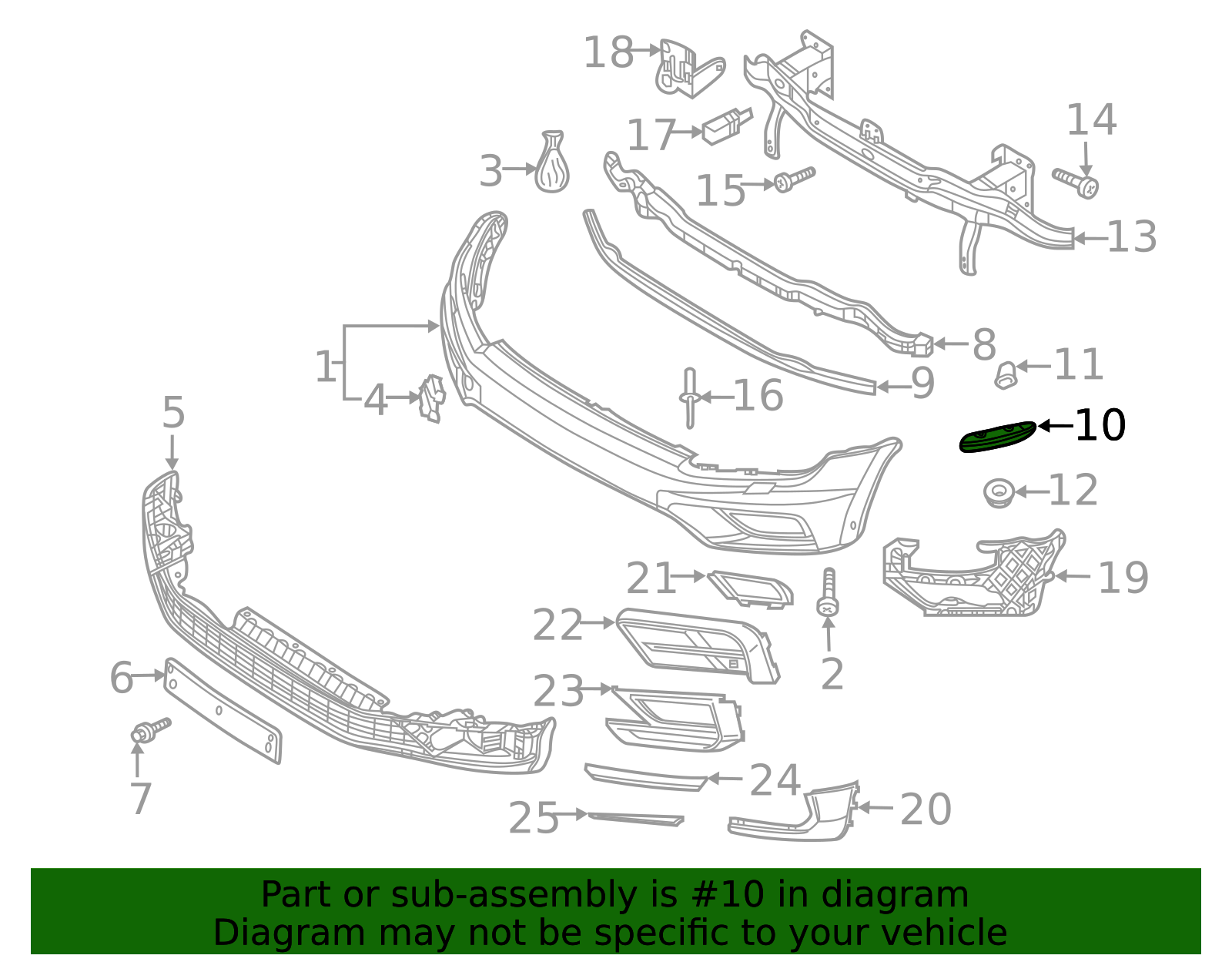 5NN807049B+Volkswagen+Genuine+OEM+2017+2021+Tiguan+Front+Left+Bumper ...